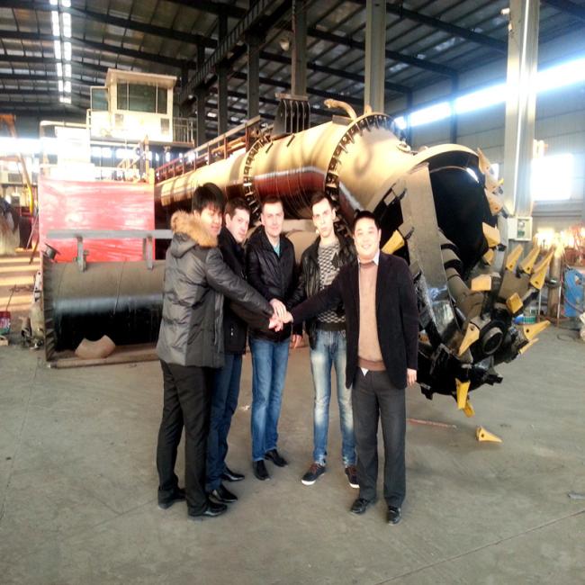 Customized Weichai Diesel Engine Cutter Suction Sand Dredger Used in River