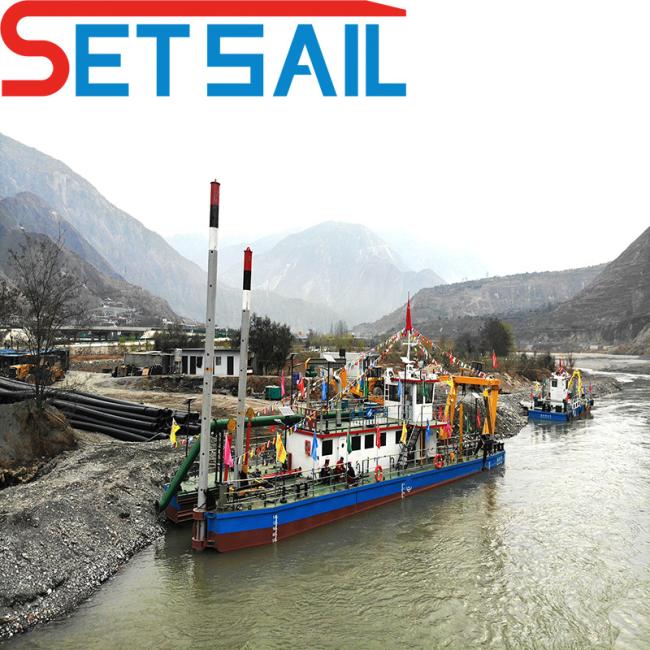 Hydarulic Winch Cutter Suction Pump Dredging Equipment for River
