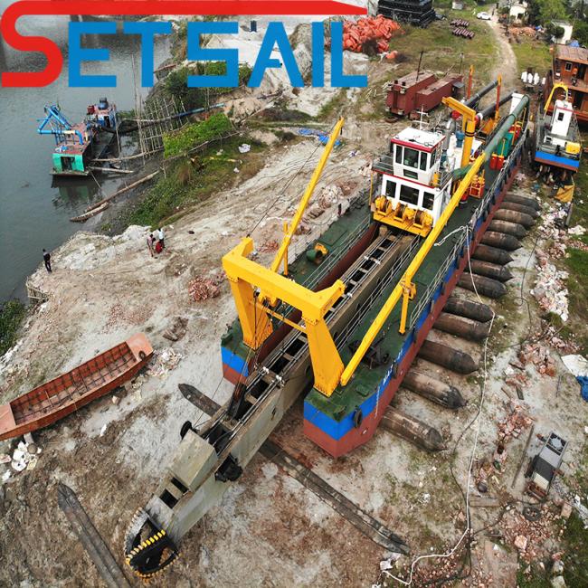 Full Electric Power Cutter Sucton Dredger with Hydraulic System