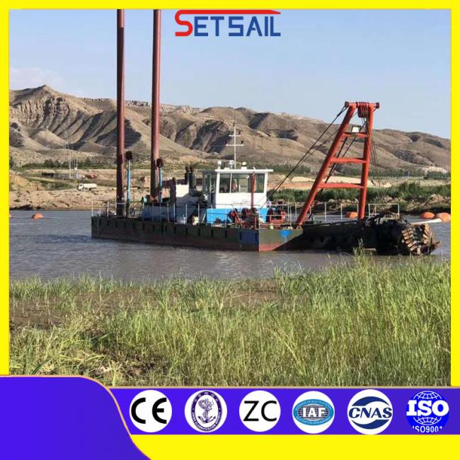 8 Inch Cutter Suction River Sand Dredger with Carriage