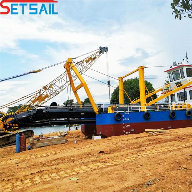 Diesel Engine Cutter Suction Dredging Sand Machine with Booster Station