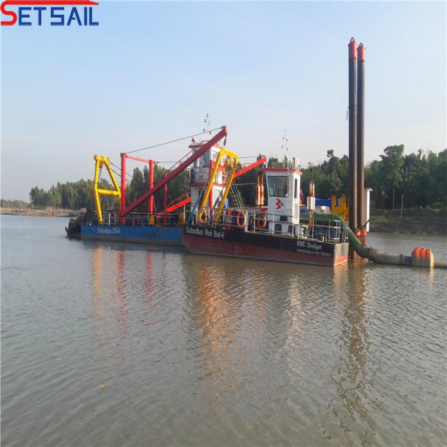 6 Inch Cutter Suction River Digging Sand Dredger with Monitoring