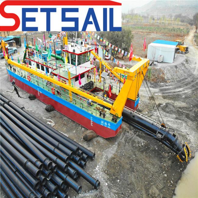 Hydraulic Winch Cutter Suction Dredging Machine with Diesel Engine