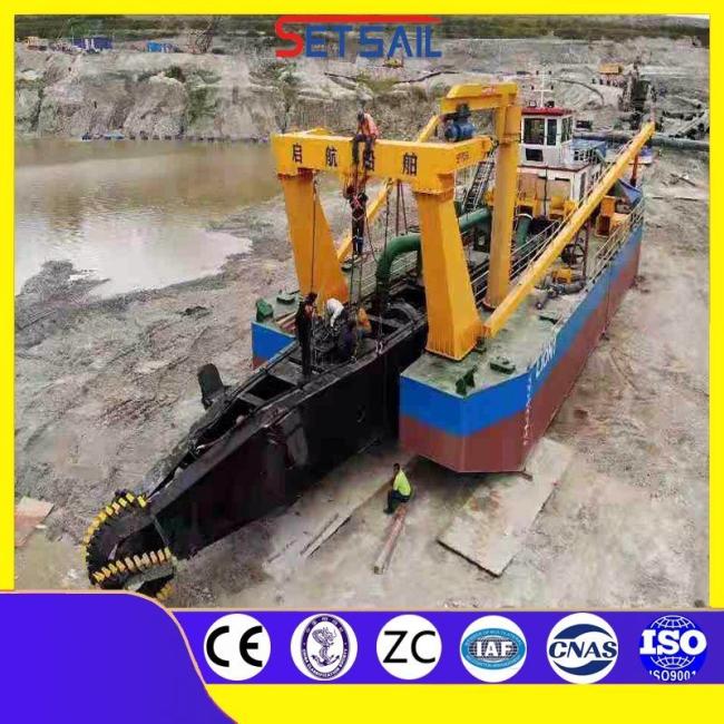 Diesel Set Sail Sand Suction Hydraulic Dredger