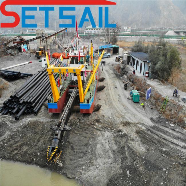 Set Sail High Efficiency 20 Inch Cutter Suction Dredger