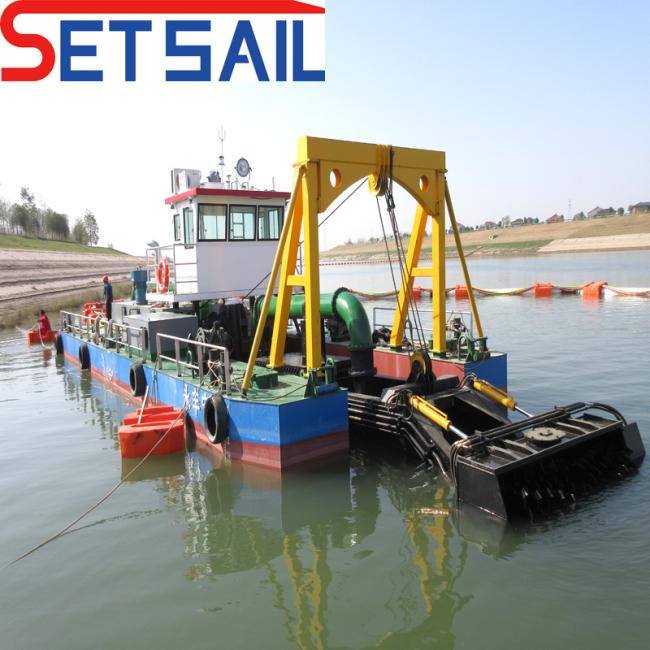 Rexroth Hydraulic Cutter Trailing Hopper Suction Silt Dredger for Sale