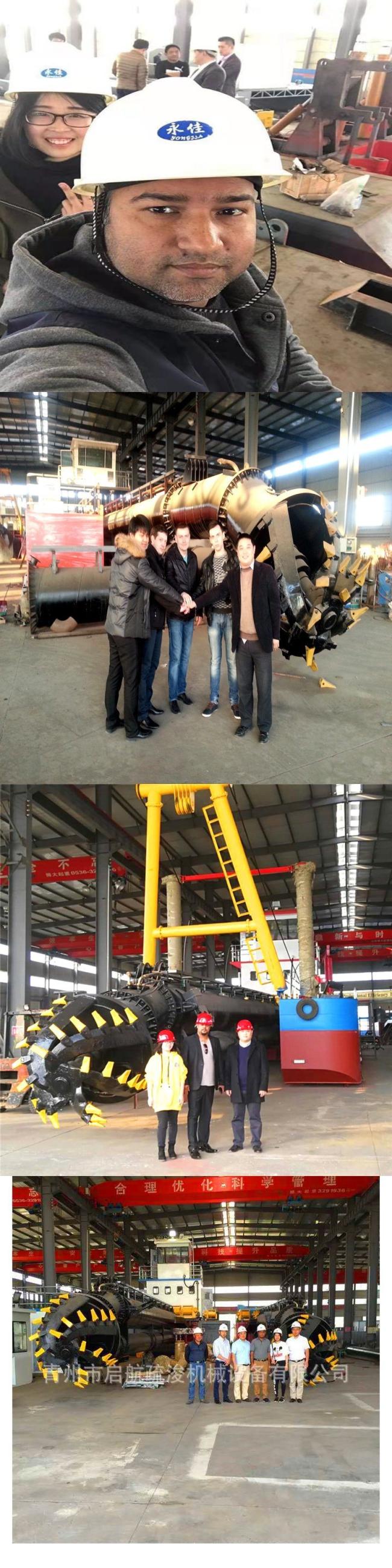 Rexroth Hydraulic Cutter Trailing Hopper Suction Silt Dredger for Sale