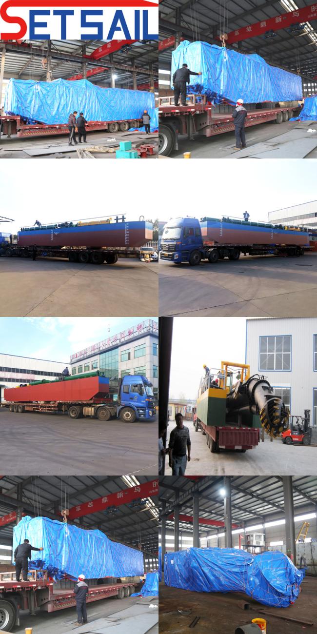 Rexroth Hydraulic Cutter Trailing Hopper Suction Silt Dredger for Sale
