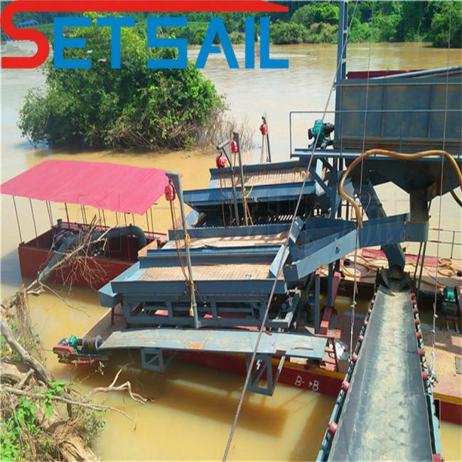 Electric Power Chain Bucket Diamond Mining Machinery for Sand Gold