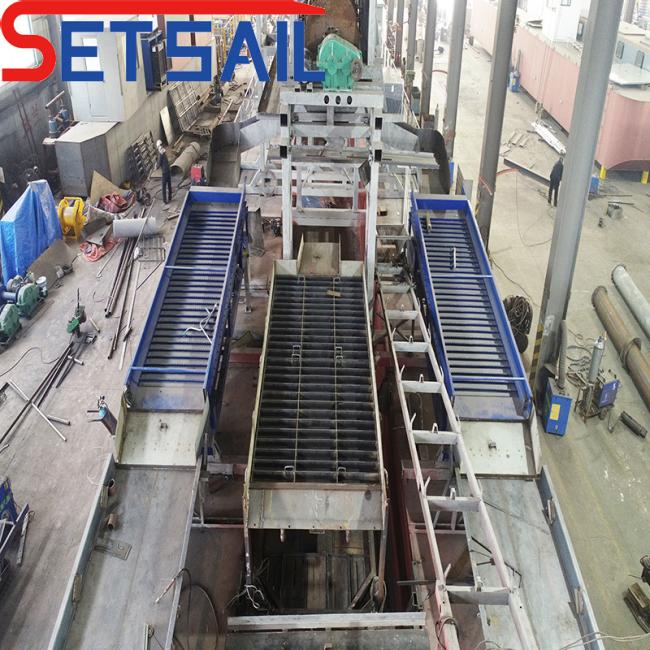 Low Price Chain Bucket Gold Dredger with Jig Machine