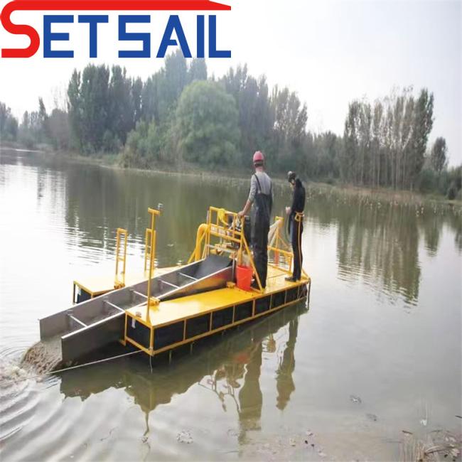 Made Chain Bucket River Gold Dredger with Diamond Centrifuge