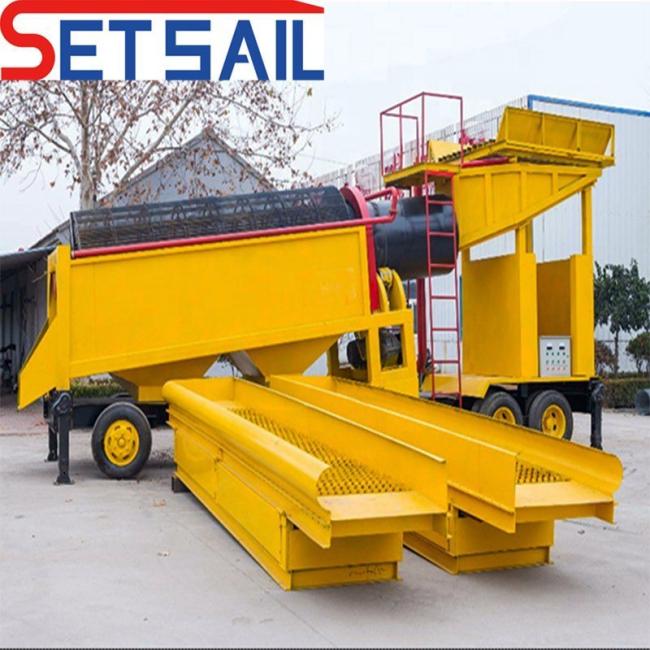 Set Sail Brand Land Gold Mining Machinery with Agitation Chute