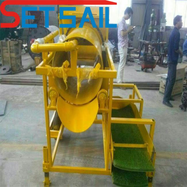 Land Mining Gold and Diamond Machinery with Trommel Screen