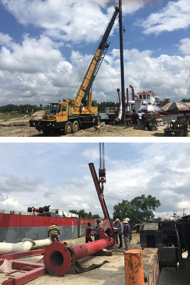 Dredger Installation Process