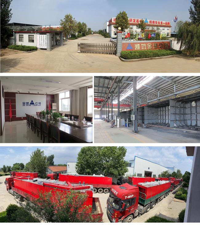 Weifang Jin Meng Dredger factory overview