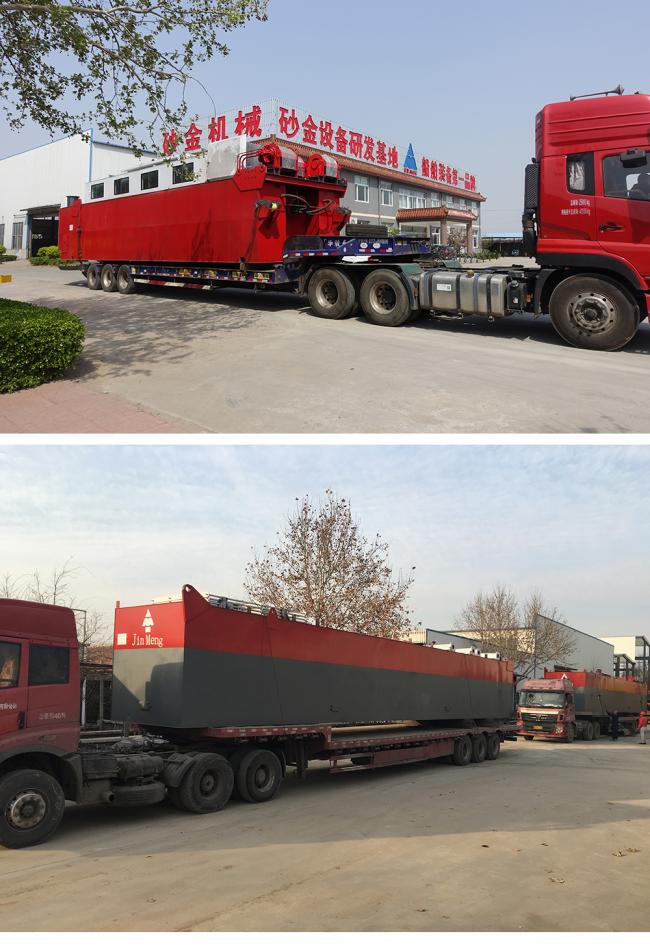 Dredger transportation process
