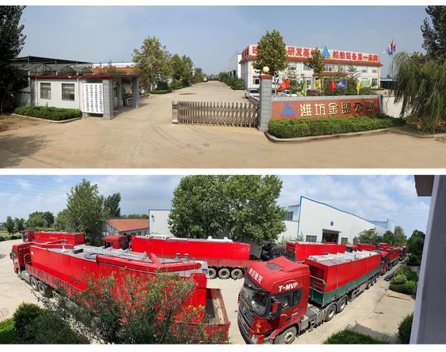Weifang Jin Meng Dredger factory and workshop