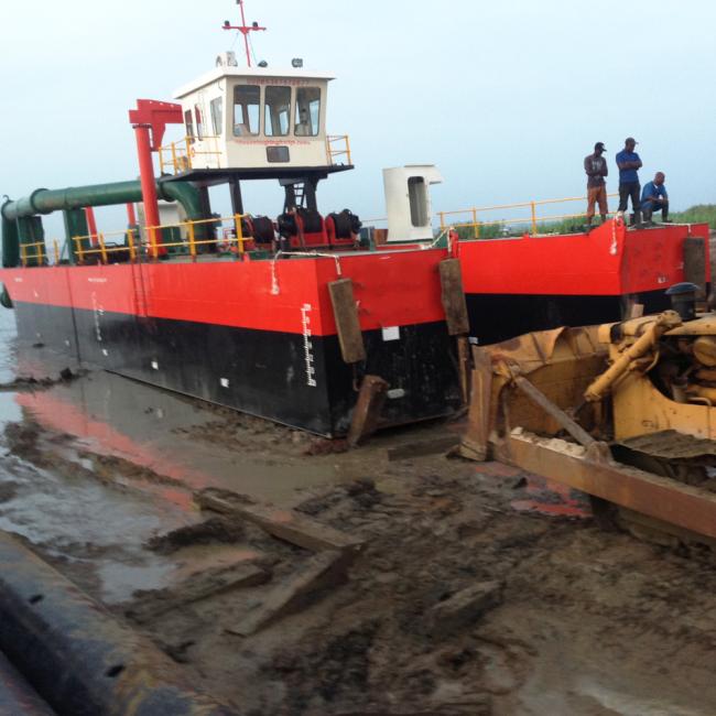 JMD650 26inch river dredger working