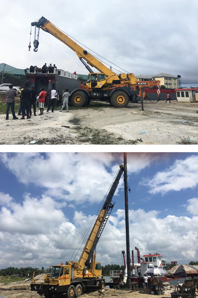 JMD650 26inch river dredger installation and training