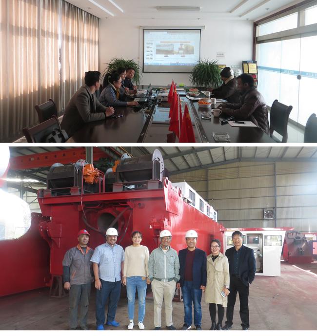 JMD550 river dredger factory view