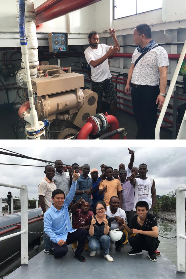 JMD350 14inch small type cutter suction dredger training session