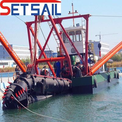 China 30kw-500kw Cutter Head Power Cutter Suction Dredger for River Sand and Lake Mud Best Value for sale