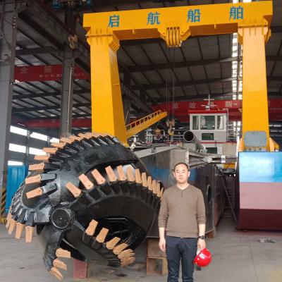 中国 電気制御システム ディーゼルエンジン 川と湖の砂採掘用砂掘り機 販売のため