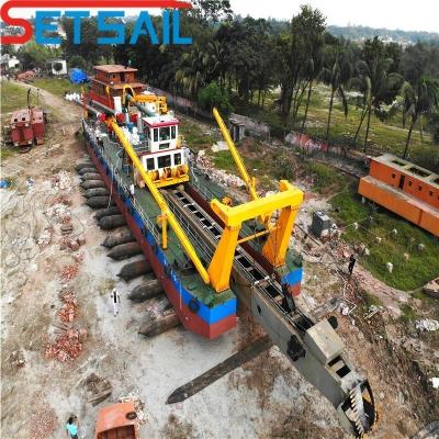 Cina Scavatrice di sabbia a aspirazione da 16 pollici con sistema idraulico e profondità massima di dragaggio 13 metri in vendita
