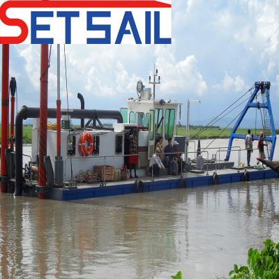Cina 450-20000m3 Flusso d'acqua Rexroth Sistema idraulico Tagliatore Aspirazione Attrezzatura di dragaggio della sabbia in vendita