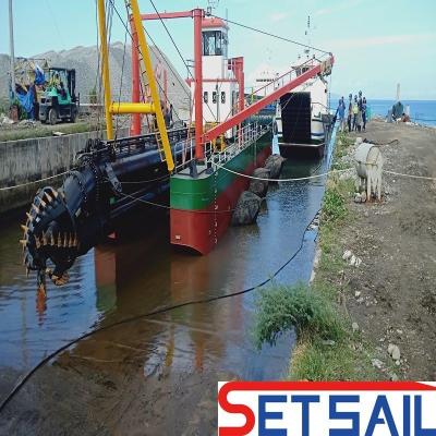 Китай Мощный дизельный двигатель QHCSD-499 16 дюймовый резчик всасывающий драгер для резервуара песка продается