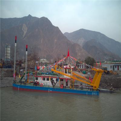 China Equipamento de dragagem por sucção de cortadores elétricos para rios 6-20 mm Espessura da placa do convés à venda