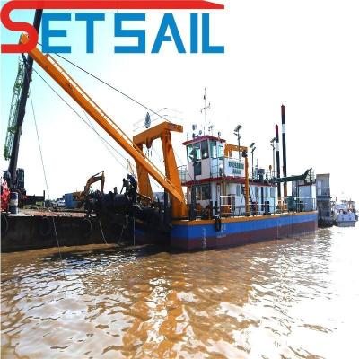 Cina Siemens PLC Controlled Digging Sand Cutter Suction Dredging Machinery per il lago del fiume in vendita