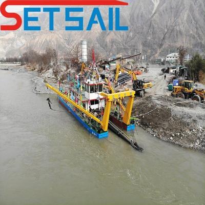 Cina Siemens PLC Controlled Digging Sand Cutter Suction Dredging Machinery per il lago del fiume in vendita
