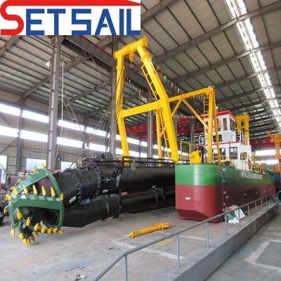 China Powerful Cumins 160kw-3000kw Engine Sea Mud Suction Pump Cutter Dredging Machinery for sale