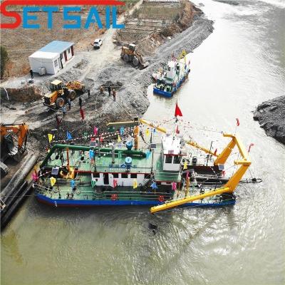 Cina Siemens PLC Controlled Cutter Suction Sand Dredging Equipment per profondità di dragaggio 1-30m in vendita