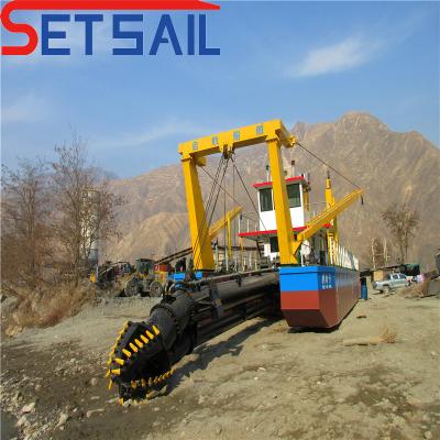 Cina Dredger di aspirazione da 10 pollici per motore diesel a sabbia fluviale e pompa idraulica inclusa in vendita