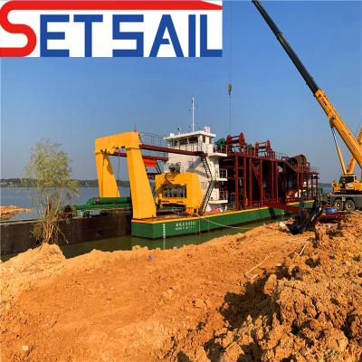 China Rexroth Parker Hidráulico Pequeno Cortador Sucção máquina de dragagem de areia para limpar reservatório à venda