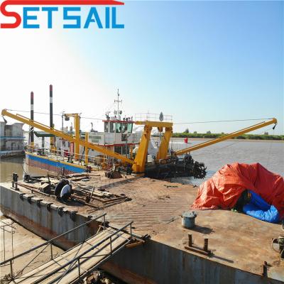 Cina 10 pollici motore diesel Cutter aspiratore dragaglio con ancoraggio Boom Altura totale 1,48 metri in vendita