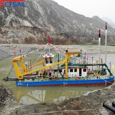 Cina Potenza diesel Tipo 10 pollici Tagliatore Serbatoio di aspirazione Bagnatrice di sabbia 31,1 Meter Lunghezza totale in vendita