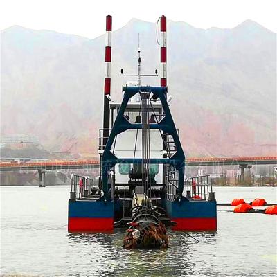 Cina Motore idraulico diesel 10 pollici Cutter Suction River Sand Boat con 1500m3 di flusso d'acqua in vendita