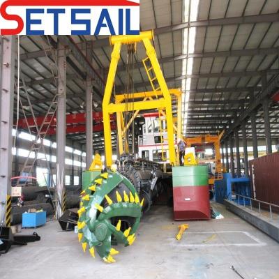 China Stable Performance Cutter Suction Dredger with Flow Meter and Weichai Diesel Engine for sale