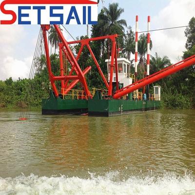 China Stable Performance Cutter Suction Dredger with Flow Meter and Weichai Diesel Engine for sale