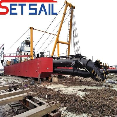 China Stable Performance Cutter Suction Dredger with Flow Meter and Weichai Diesel Engine for sale