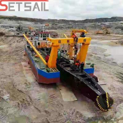 China Equipamento de dragagem por sucção de cortador personalizado com alta capacidade e sistema hidráulico à venda