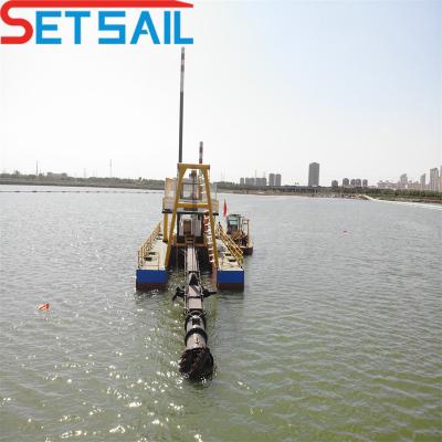 Cina Tipo di slot CTN Motore diesel personalizzato Pompa idraulica 8 pollici Cutter Suction Sand Boat in vendita