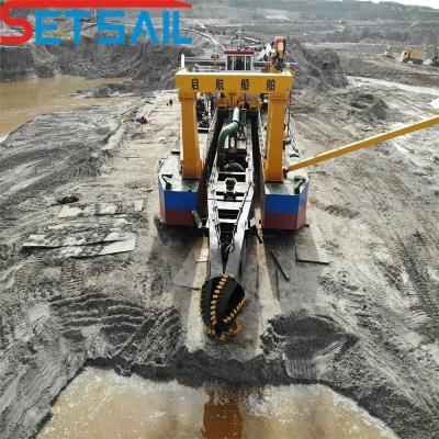 Cina 8 pollici di taglio idraulico aspiratore di dragaggio macchina di sabbia per la dragaggio profondità di 8 metri in vendita