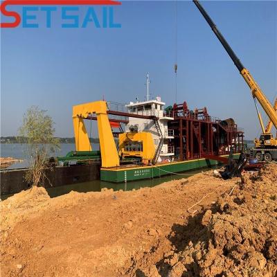 Cina Dredger ad aspirazione a taglio di 8 pollici ad alta capacità con tipo di slot CTN e profondità di dragaggio di 8 metri in vendita