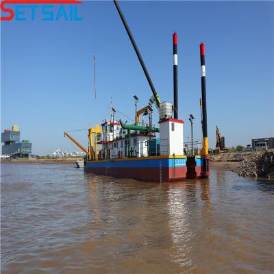 Cina Larghezza totale 5,5 metri Personalizzato realizzato in 8 pollici River Sand Dredger in vendita