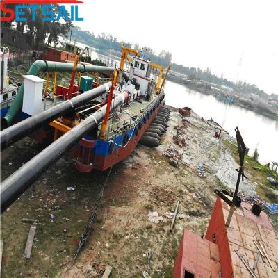 Cina Larghezza totale 5,5 metri Personalizzato realizzato in 8 pollici River Sand Dredger in vendita