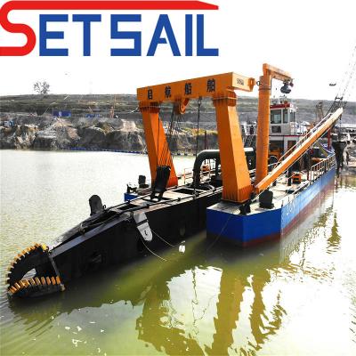 China QHCSD-227 Full Hydraulic Spud Carriage Cutter Suction Dredger com solicitação personalizada à venda